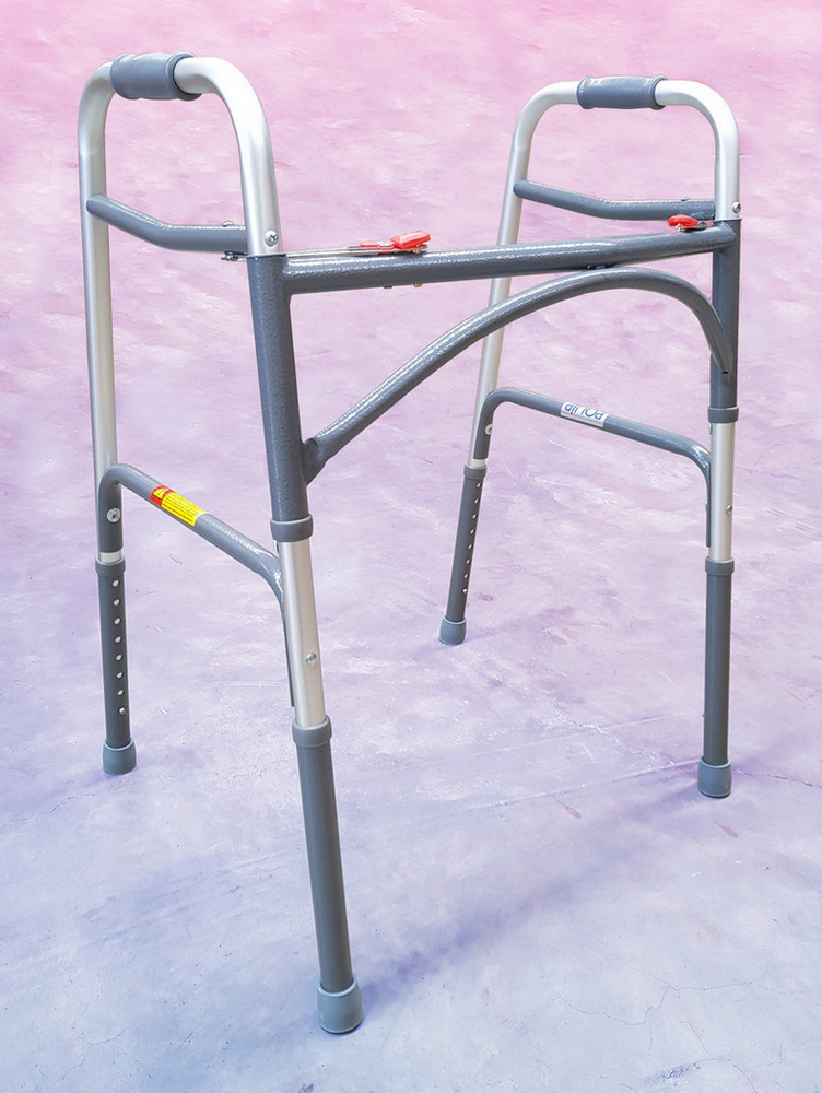 Extra Wide Folding Walking Frame - Mobility4All